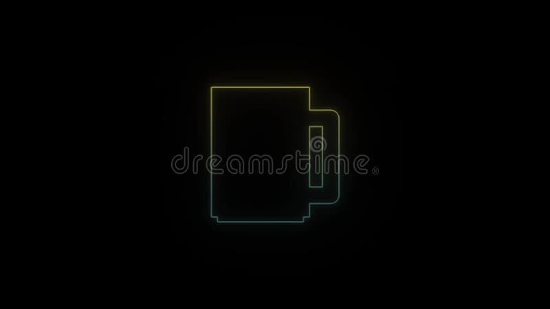 Glowing Neon Folder Icon on Black Background. Stock Footage - Video of ... Glowing Neon Folder Icon on Black Background. Stock Footage - Video of ...
