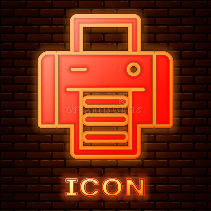 Neon Printer Stock Illustrations – 1,242 Neon Printer Stock ...