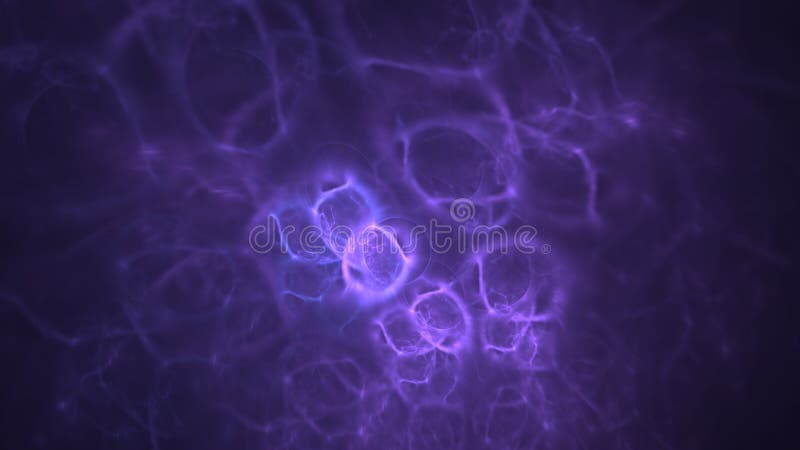 Glowing Neon Purple Cell Abstract Background Stock Illustration ...