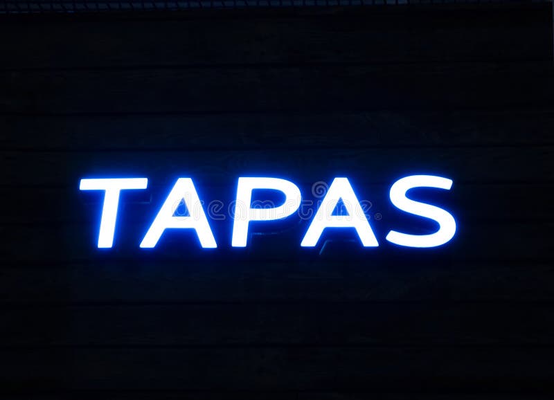 Blue Tapas Sign Stock Photos - Free & Royalty-Free Stock Photos from ...