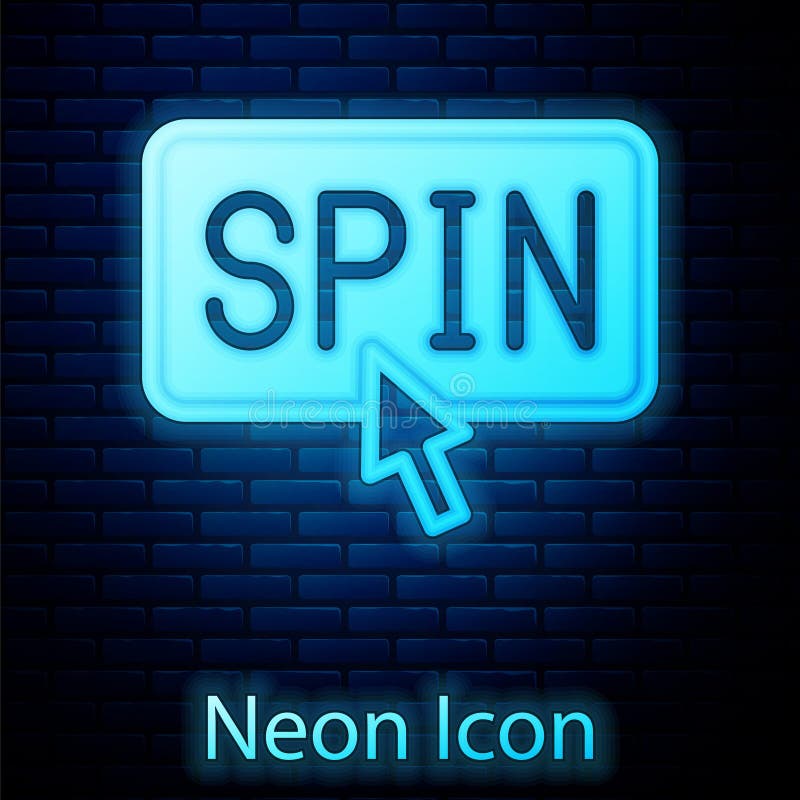 Glowing Spin Red and Blue Fire Energy Stock Illustration - Illustration ...