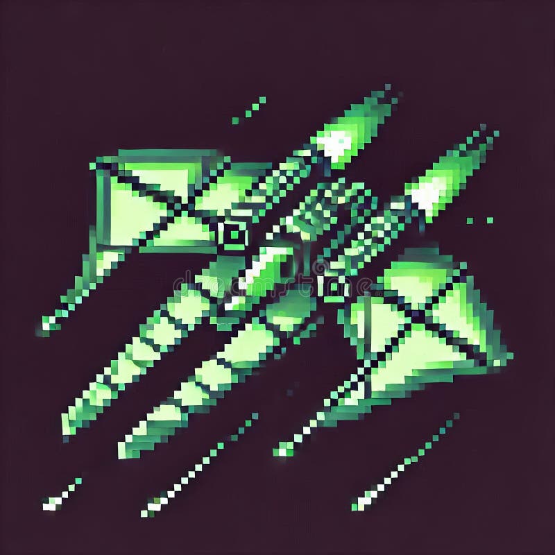 Glowing Neon Space Jet stock illustration. Illustration of battle ...