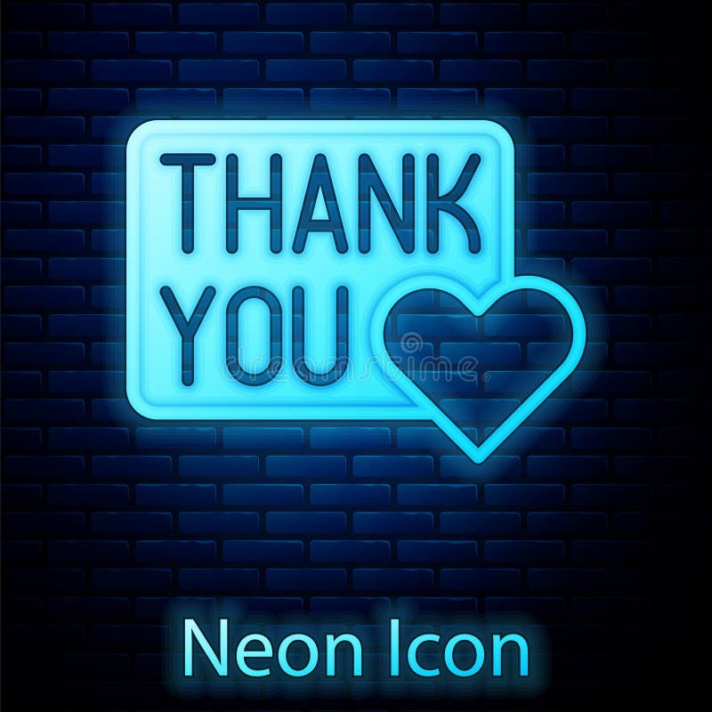 THANK YOU Glowing Purple Neon Lamp Sign on a Black Electric Wall Stock ... THANK YOU Glowing Purple Neon Lamp Sign on a Black Electric Wall Stock ...