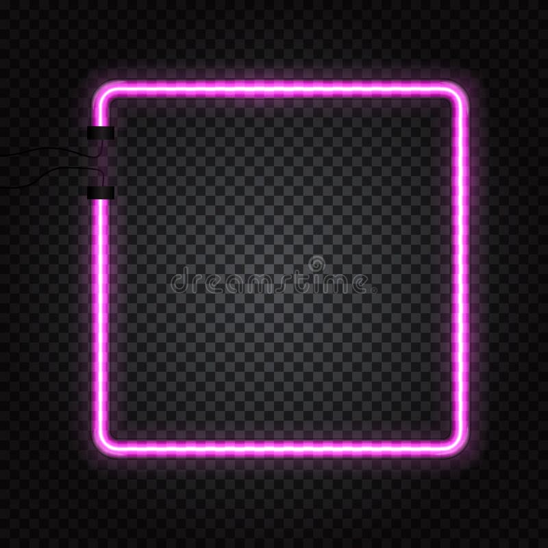 Neon Frame Transparent Background Stock Illustrations – 16,317 Neon ...