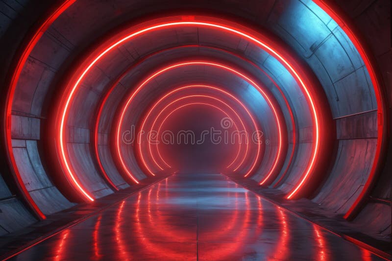 Neon Tunnel Time Stock Illustrations – 3,698 Neon Tunnel Time Stock ...