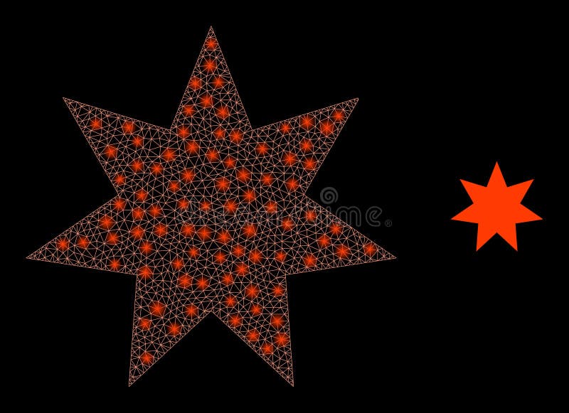 Seven Pointed Star Shape Vector Stock Illustrations – 143 Seven Pointed ...