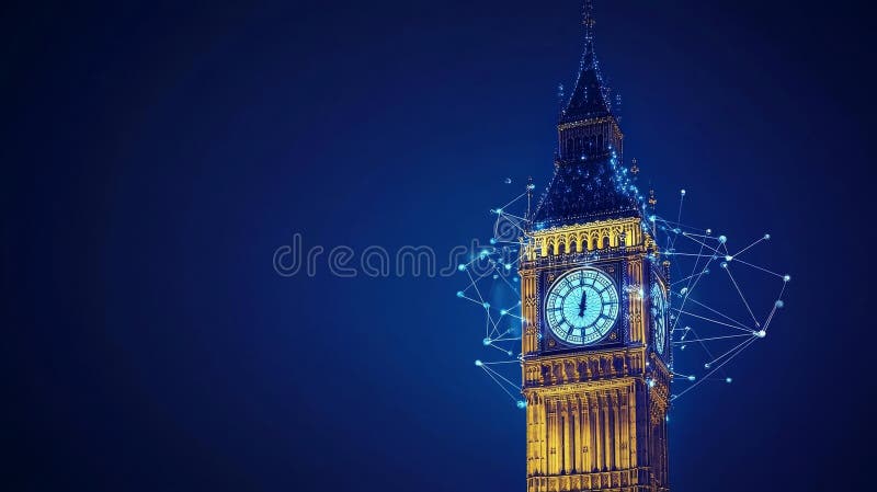 A Glowing Network Embraces the Iconic Clock Tower: the Future of ...