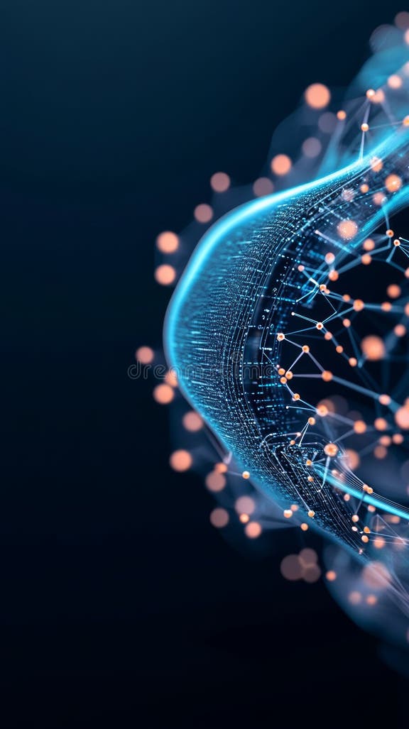 A Glowing Network of Interconnected Nodes Illustrates Human and ...