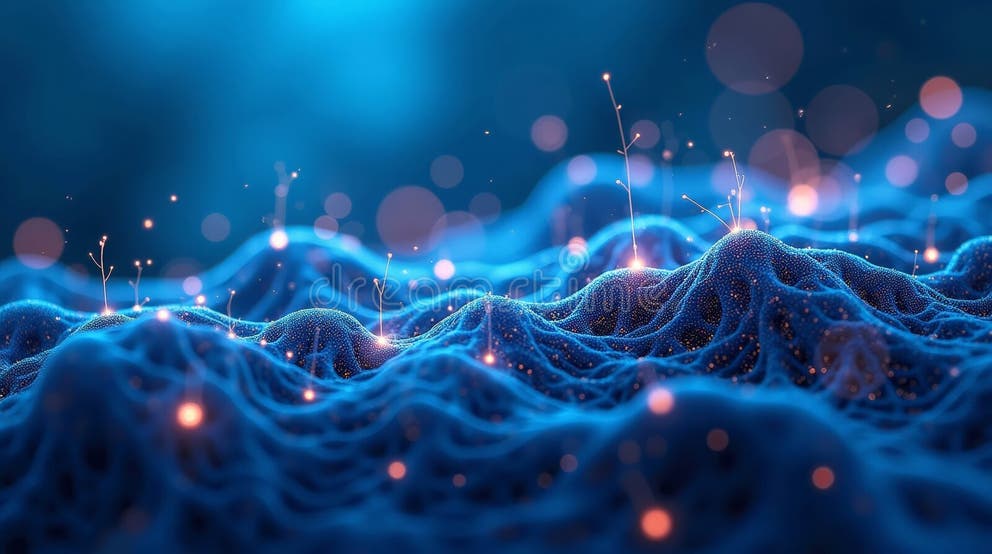 Glowing Neural Connections and Synapses in Artificial Intelligence Network. Abstract ...