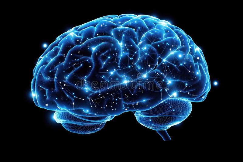Glowing Neural Network, Human Brain, Synapse, Nerve Signal Connections ... Glowing Neural Network, Human Brain, Synapse, Nerve Signal Connections ...