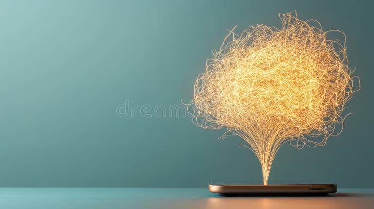 Glowing Neural Networks Emanating from Device Surface Light Strands ...