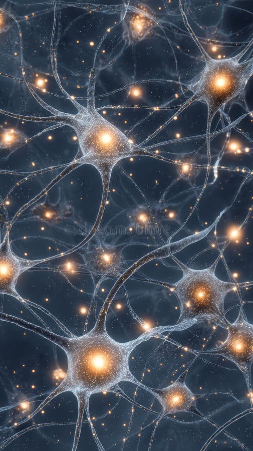 Synapse Axon Dendrite Brain Fiber Microscopic Ai Stock Photos - Free ...