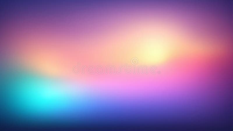 Glowing Night Wall Lighting with Soft Gradients in a Semi-Abstract ...