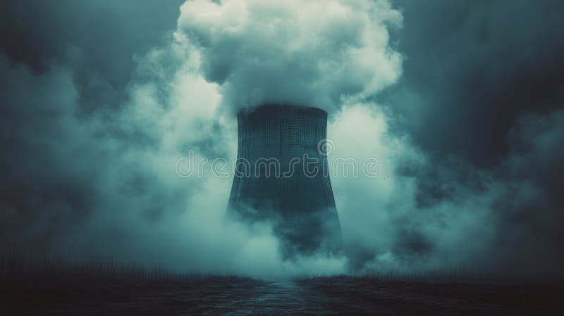 Nuclear Symbol Engulfed in Fiery Debris during a Dramatic Volcanic ...