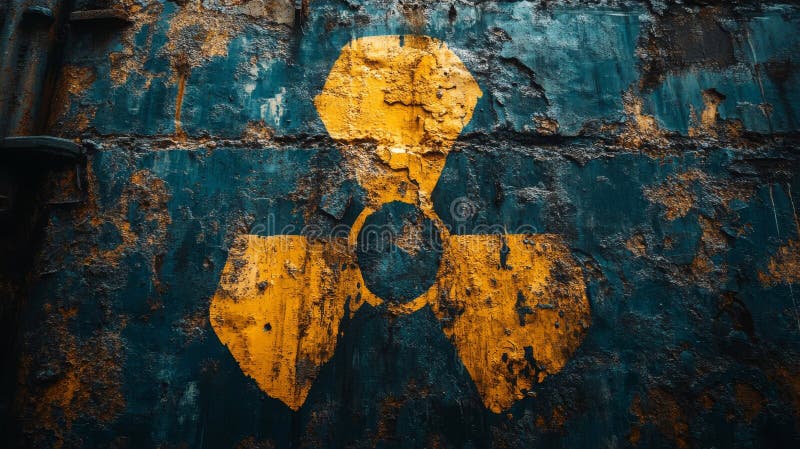 Nuclear Symbol Engulfed in Fiery Debris during a Dramatic Volcanic ...