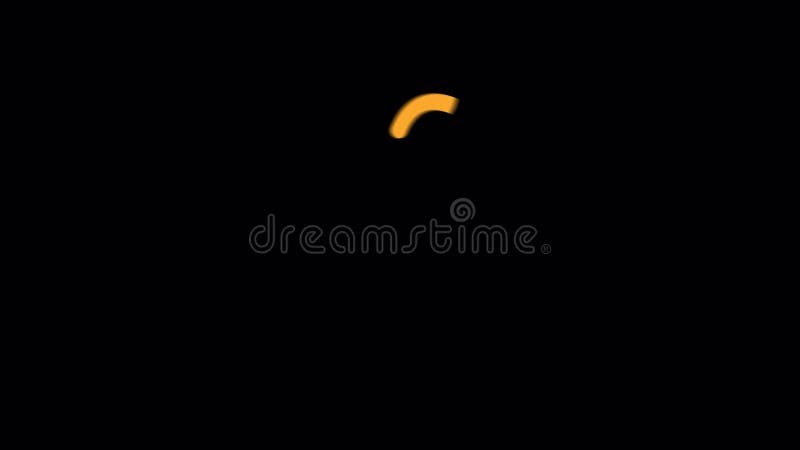 Glowing Orange Meteor Trail Moving Diagonally on Transparent Background ...