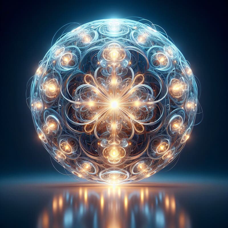 101 83. Glowing Orb Effect_ a Luminous, Glowing Orb or Stock Photo ...