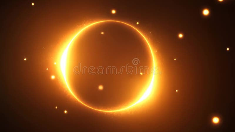 Glowing Orb with Radiant Sparks: a Calming Visual of Energy and Light ...