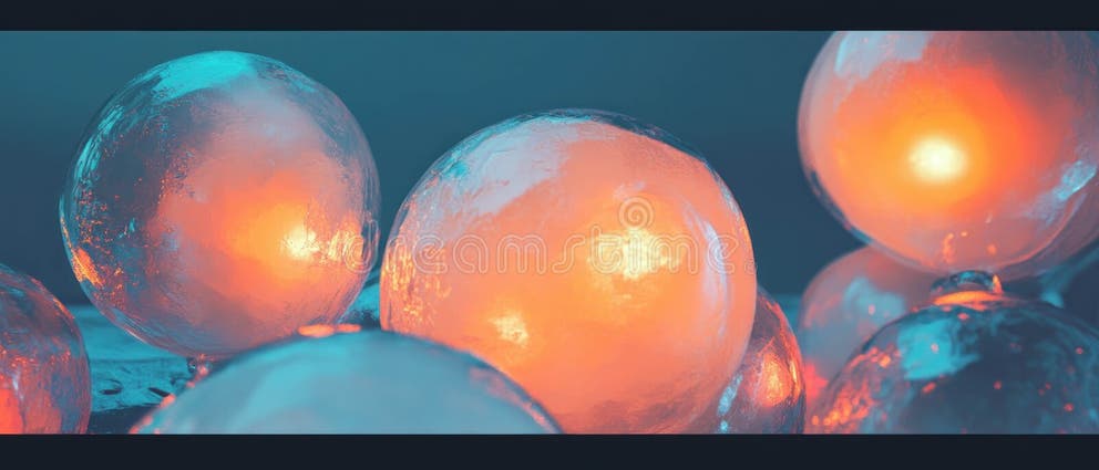 Glowing Orbs of Light Create an Enchanting Overlay Texture for Artistic ...