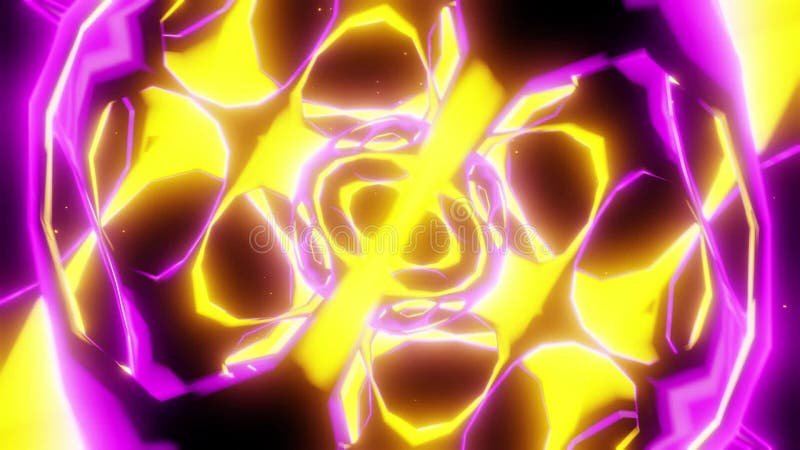 Glowing Organic Cell Structure with Internal Light and Movement Stock ...