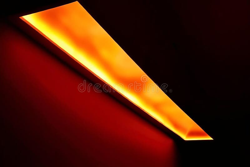 Glowing Outline Smart Therm Edges Illuminated with a Soft Glowin Stock ...