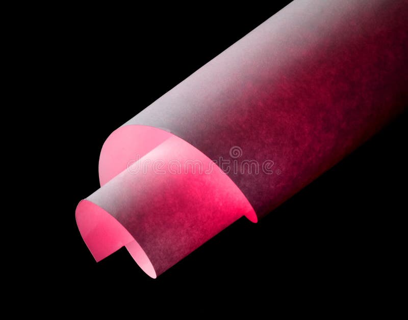 Glowing Paper stock photo. Image of objects, roll, studio - 141294