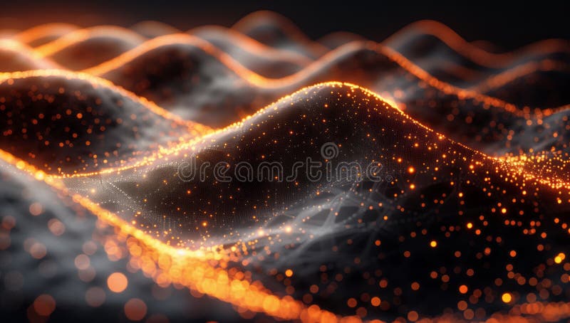 Glowing Particle Waves Can Create Captivating Visuals, Leaving a ...