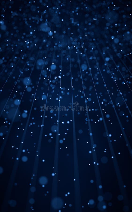Glowing Particles, Abstract Stardust Background, 3d Rendering Stock ...