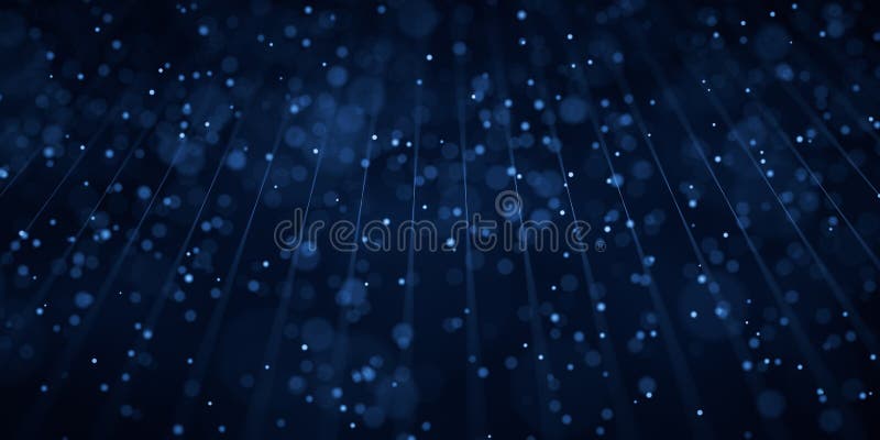 Glowing Particles, Abstract Stardust Background, 3d Rendering Stock ...