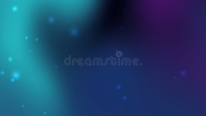 Glowing Particles Float Across a Dark Blue Purple Blue Gradient Stock ...