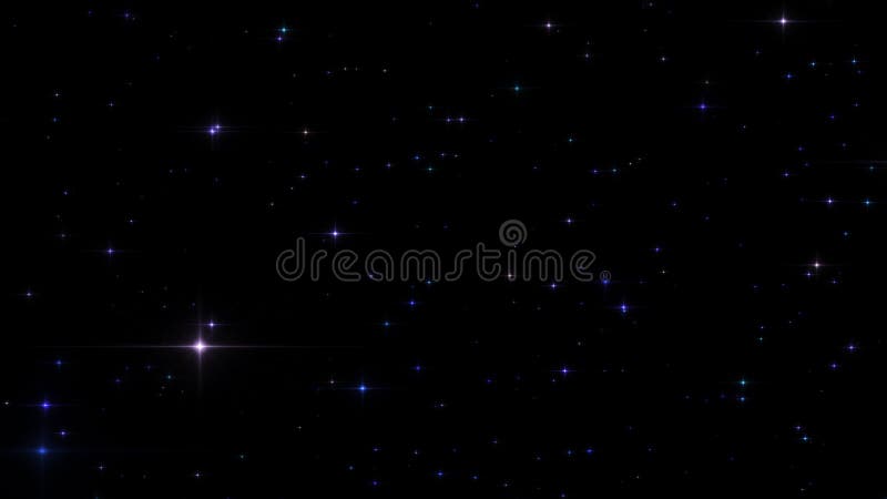 Glowing Particles, Stars and Sparkling Flow, Abstract Background Stock ...