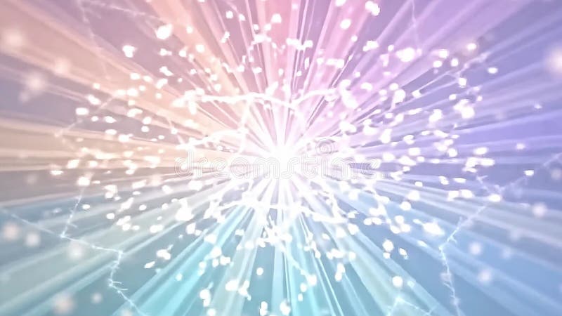 Glowing Pastel Bursts Form a Complex Starburst Pastel Generative AI ...