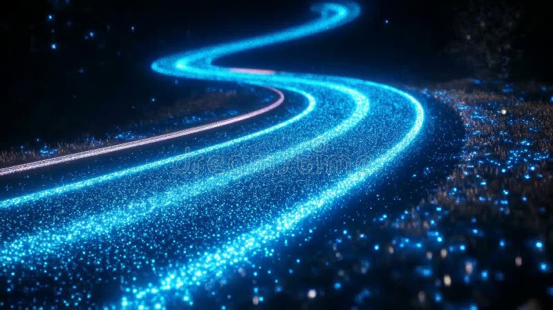 The Glowing Path is Filled with Night, Cosmic Dust, Speed, and Future ...