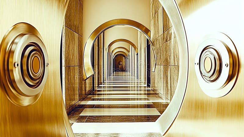 Glowing Pathway Leads Toward Financial Freedom through an Open Vault ...