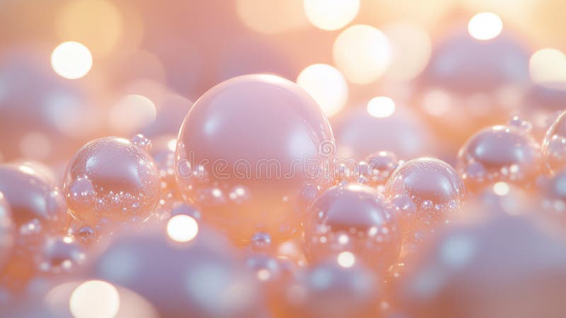 Glowing Pearl-like Surfaces Illuminated by Soft Light Create Ethereal ...