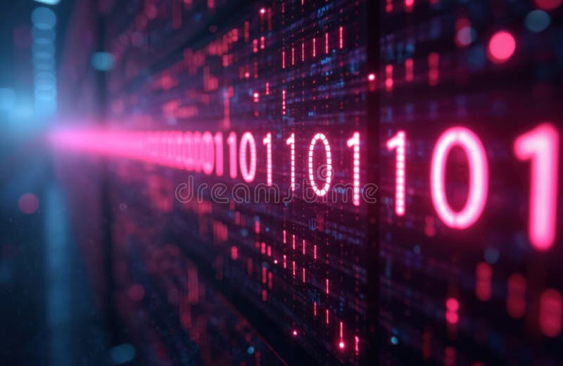 Abstract Binary Code Digital Screen Stock Illustrations – 26,551 ...