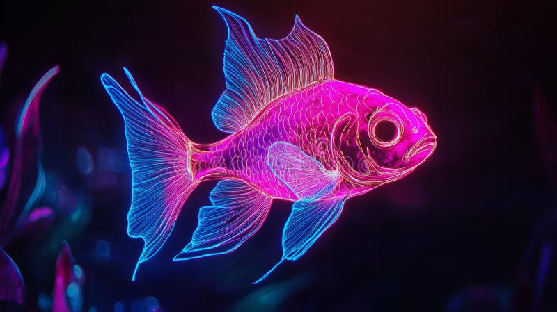 Digital fish logo stock vector. Illustration of oval - 231306727