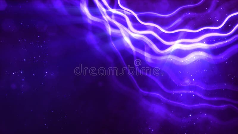 Glowing Pink - Blue Winking Delicate Forms - Abstract 3D Rendering ...
