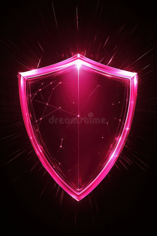 Abstract Digital Security Shield Concept Glowing Effects Stock Photos ...