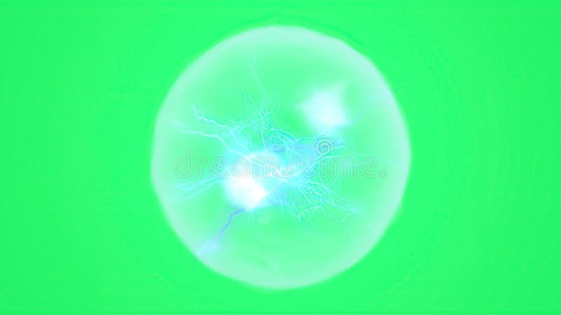 Glowing Plasma Background on Green Screen Stock Illustration ...