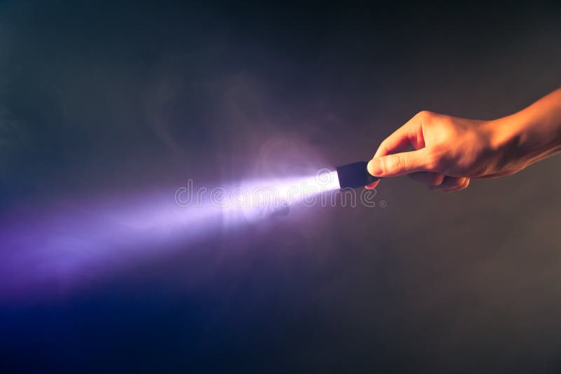 Glowing pocket torch light stock photo. Image of limelight - 23213244