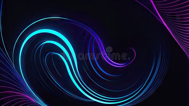 Glowing Pulsating Forms with Changing Hues Creating Mesmerizing ...