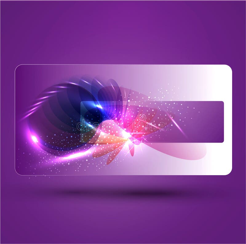 Glowing Purple Abstract Background Stock Illustration - Illustration of ...