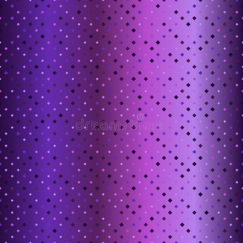 Glowing Purple Diamond Pattern. Seamless Vector Background Stock Vector ...