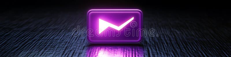 A Glowing Purple Skip Next Vector Action Icon on a Dark Stock ...