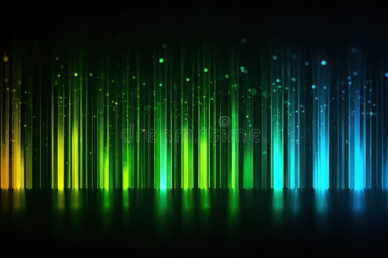 Luminous Vertical Rays stock illustration. Illustration of effect ...