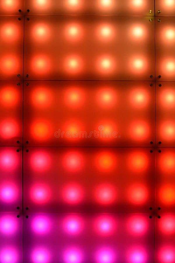 Glowing rainbow LED Lights stock photo. Image of sphere - 138963818