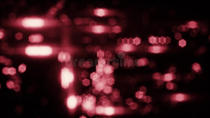 Red Blurred City Night Lights Loopable Motion Background Stock Video ...
