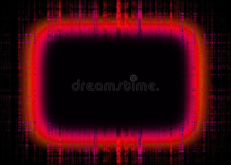 Glowing red border frame stock illustration. Illustration of stripes ...
