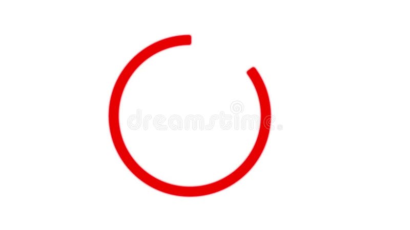 Glowing Red Circle Animation with Smooth Motion Stock Video - Video of ...